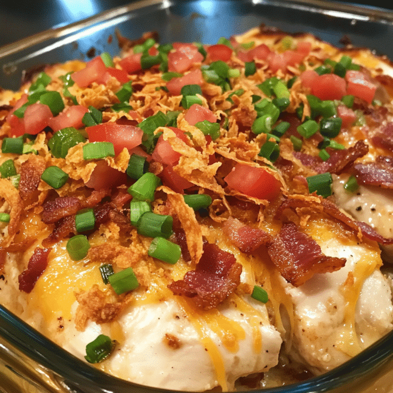 Loaded Bacon Ranch Chicken Bake: 1 Delicious Meal
