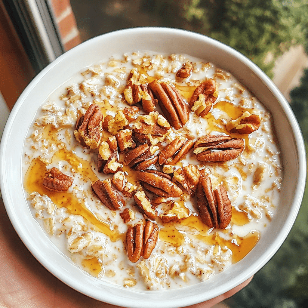 Maple Pecan Overnight Oats Delight