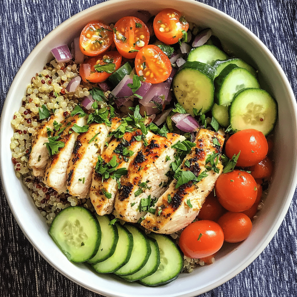Savory Herb Chicken Quinoa Bowl: A Flavorful Lunch
