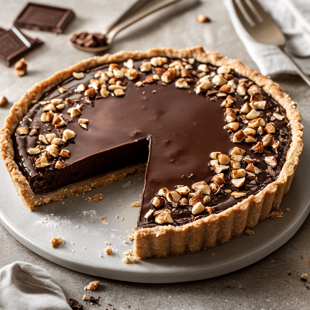 Sinful Chocolate Hazelnut Dream Tart: Decadent Dessert
