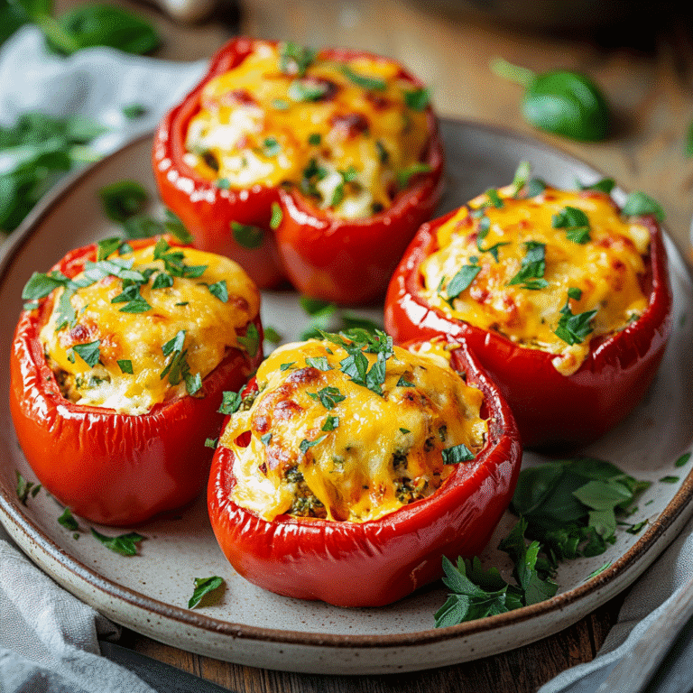 Spicy Herb Cheese Stuffed Peppers - Delicious Appetizer