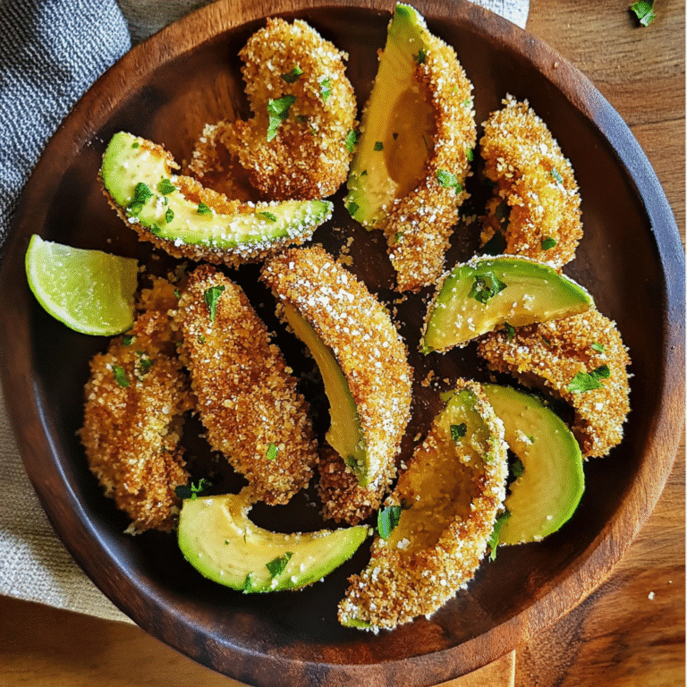 Crispy Avocado and Lime Bites: Delicious Healthy Bites