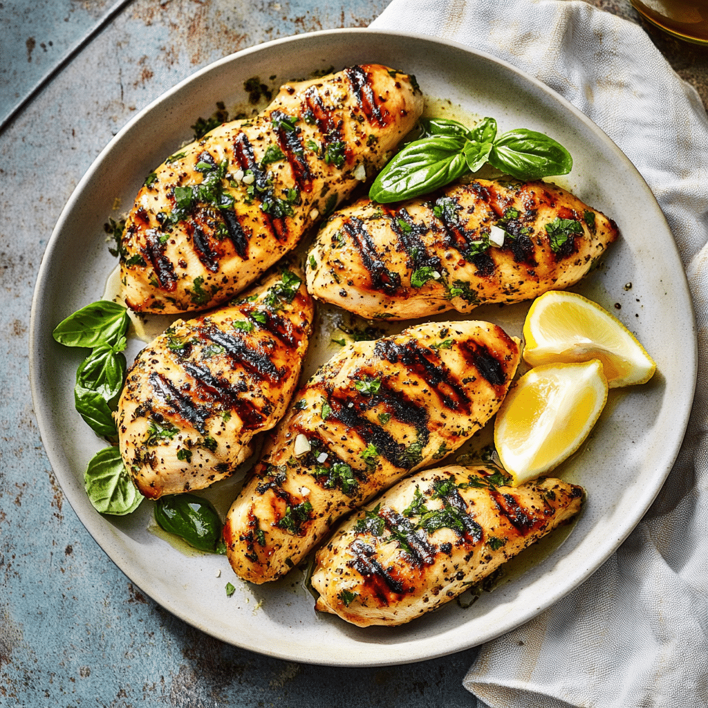 Zesty Lemon Herb Grilled Chicken Recipe | Maxivore
